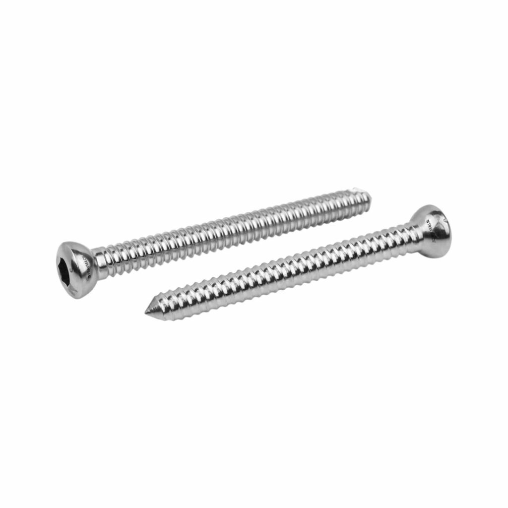 PERNO CABEZA LISA PARA CLAVO DE TIBIA Y FÉMUR 4.5 MM ACERO - Travma medical