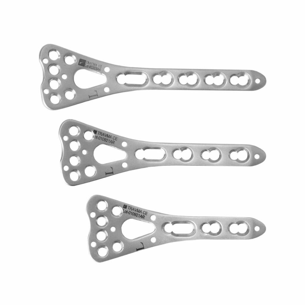 PLACA VOLAR LCP 2.4 MM ACERO - Travma medical