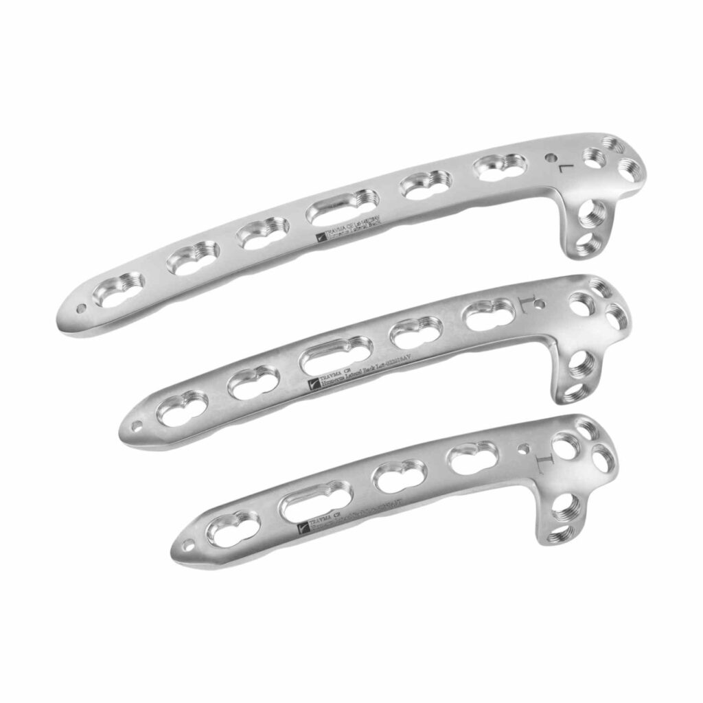 PLACA HUMERO DISTAL LATERAL LCP 3.5 MM ACERO - Travma medical