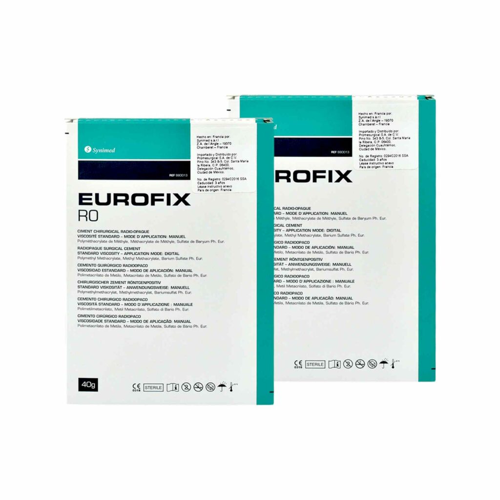 CEMENTO EUROFIX SIMPLE DE 40 GRAMOS - Travma medical