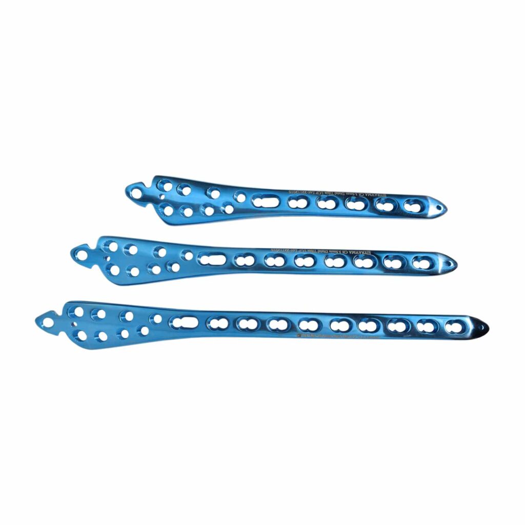 PLACA TIBIA DISTAL LCP 3.5 MM TITANIO - Travma medical