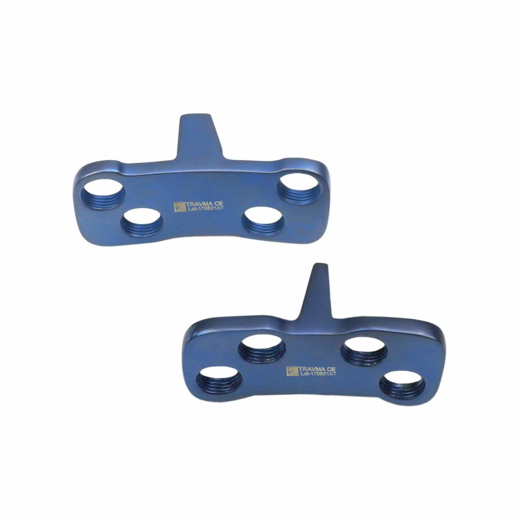 PLACA TIPO PUDDU TIBIAL LCP 5.0 MM TITANIO - Travma medical