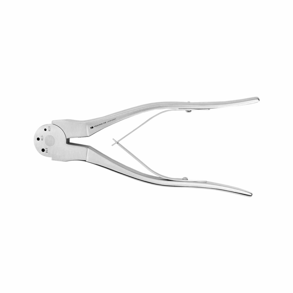 PINZA CORTADORA DE CLAVILLOS 2.0/2.5/3.0 MM - Travma medical