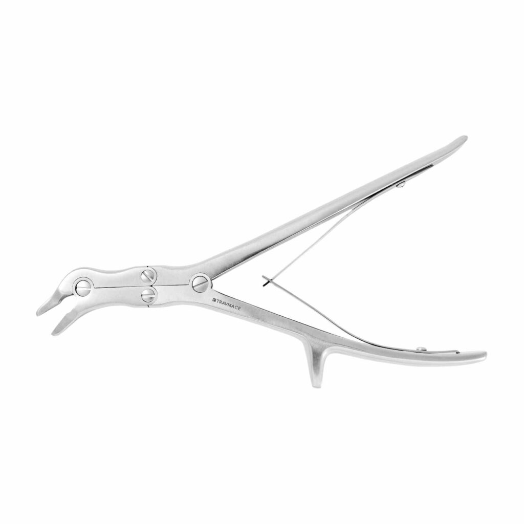 PINZAS GUBIA DOBLE ARTICULADA PICO DE PATO 240 MM - Travma medical
