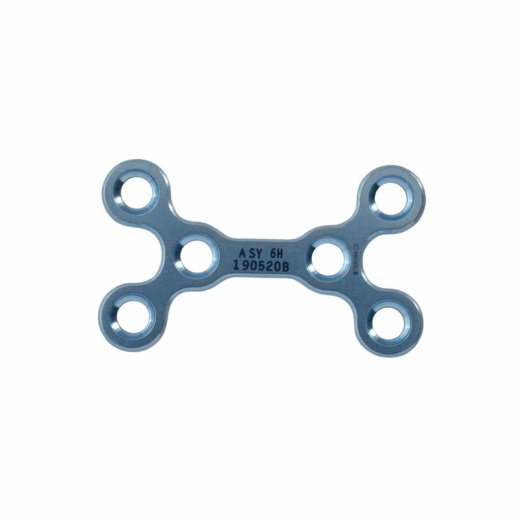 MINI PLACA DOBLE "Y" 2.0 MM TITANIO - Travma medical